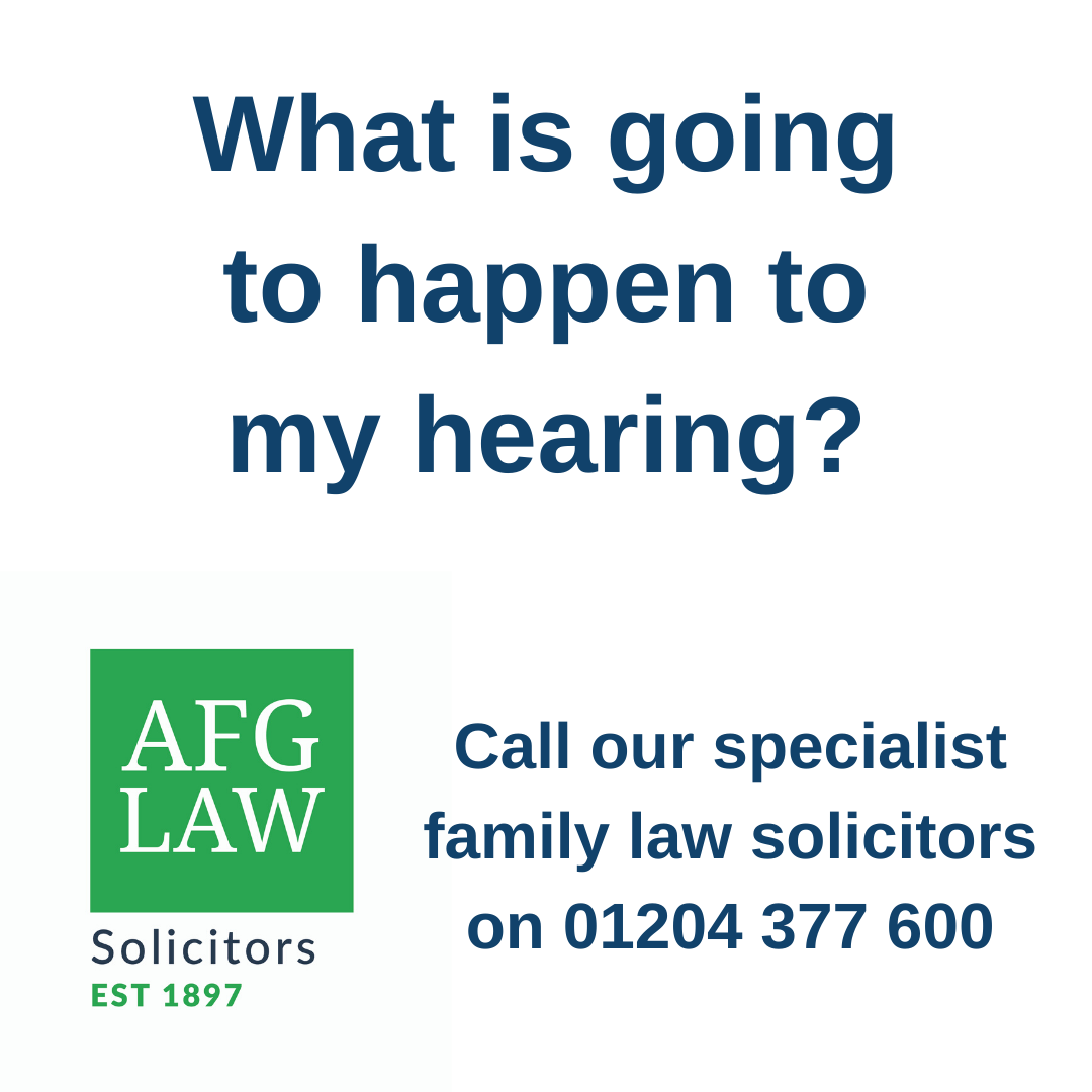 What is going to happen to my hearing? - AFG Law