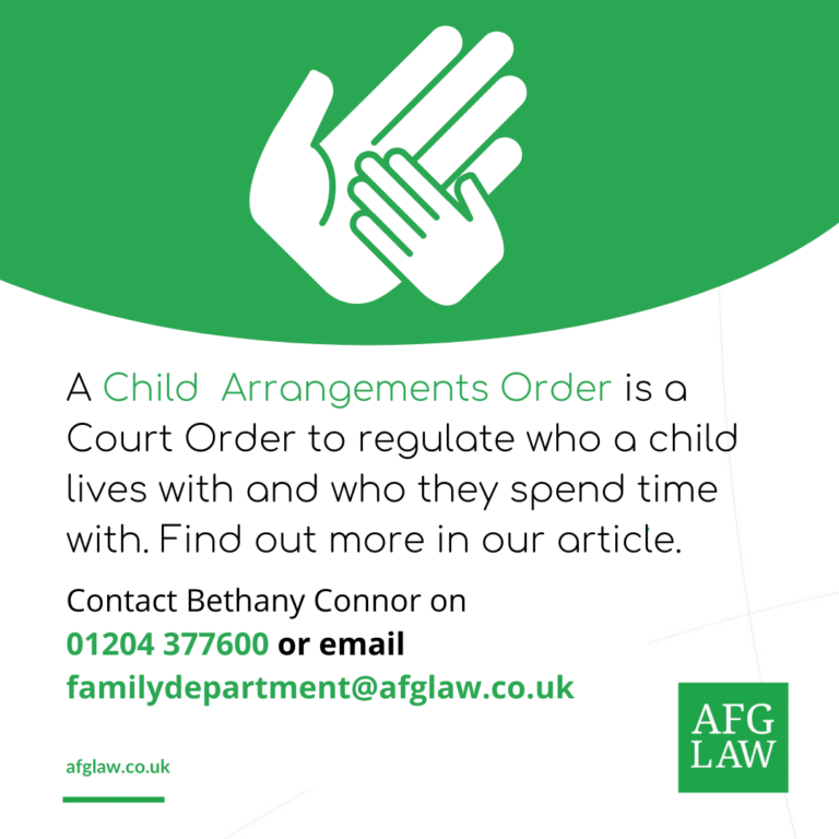 Applying for a Child Arrangement Order - AFG Law