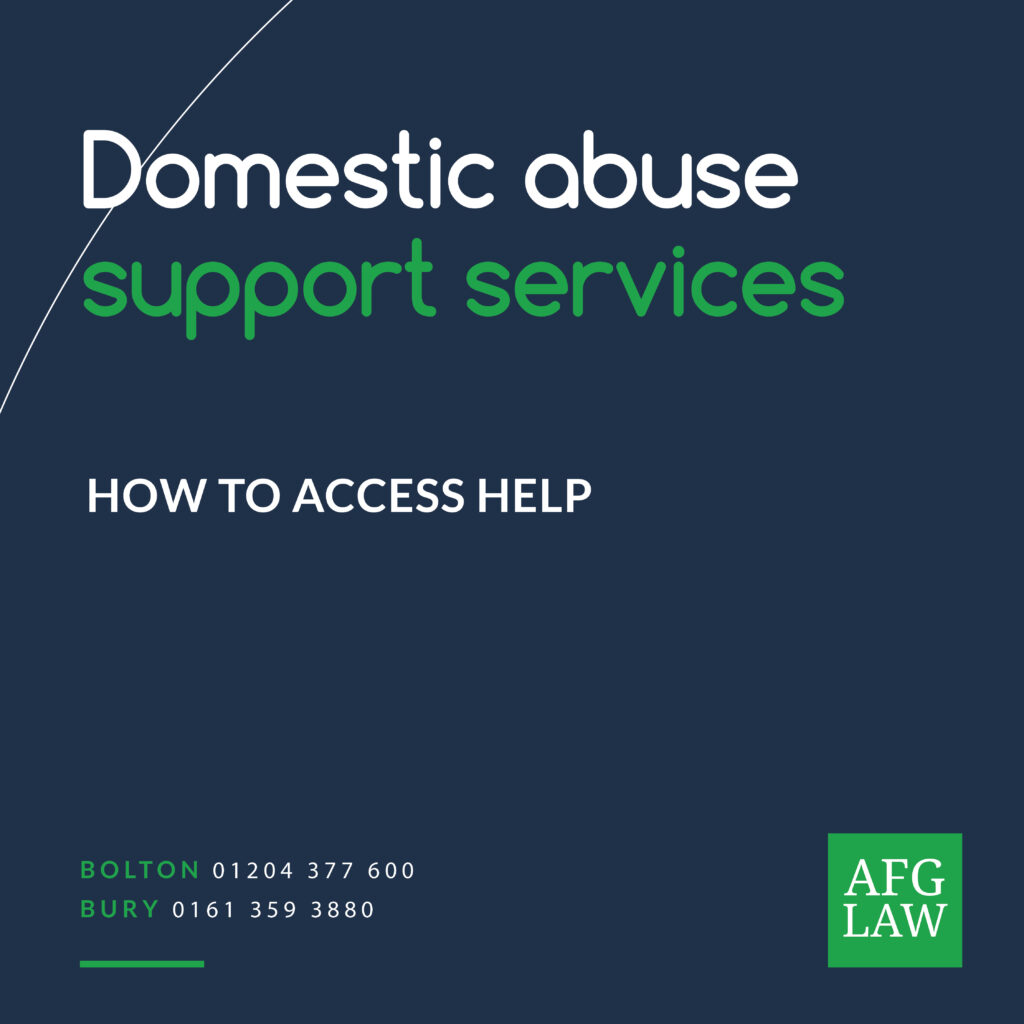 Domestic abuse support services - AFG Law