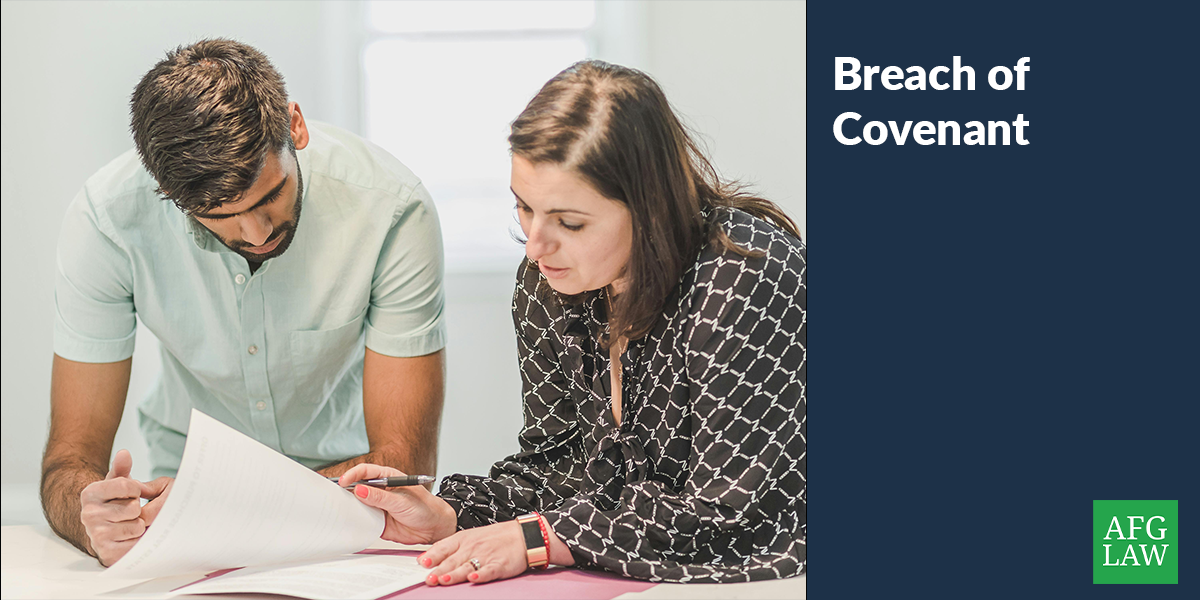 Breach of Covenant - Dispute Resolution Solicitors | AFG Law
